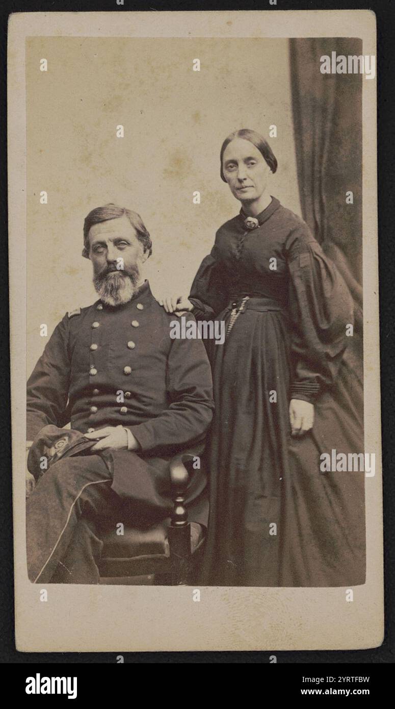 Charles Swain Lovell and his Wife Stock Photo - Alamy