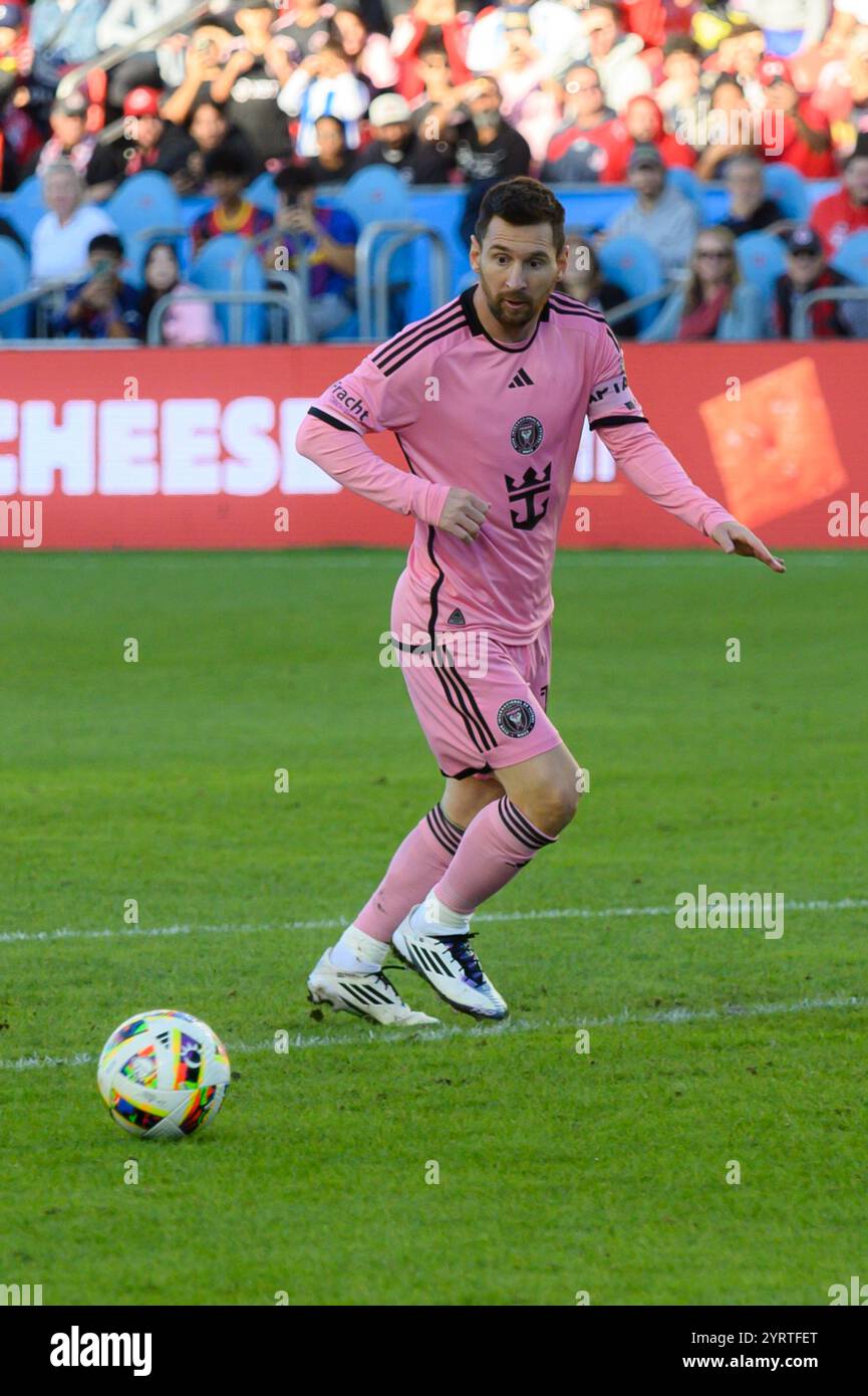 Toronto, ON, Canada - October 5, 2024: Lionel Messi #10 of the Inter ...