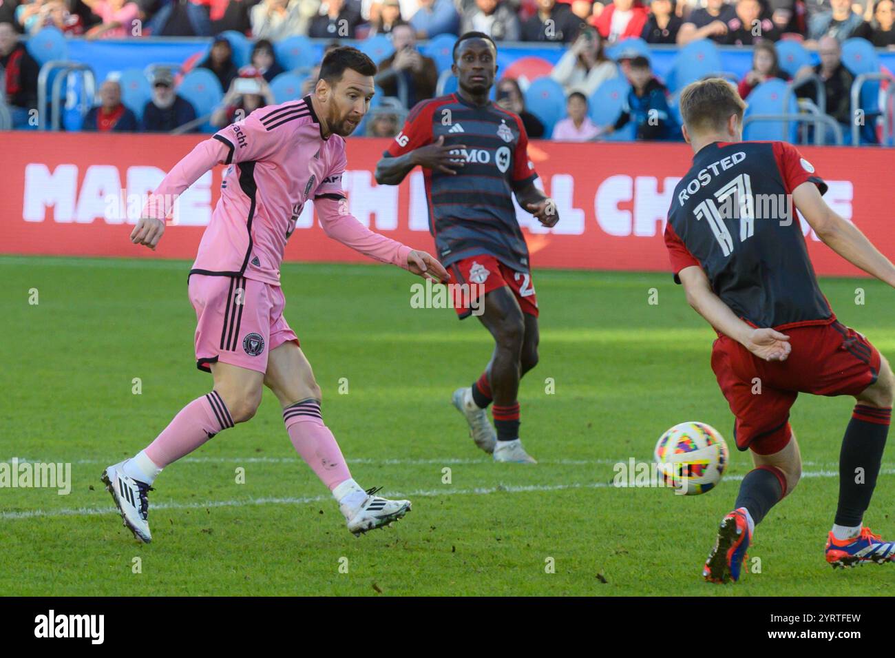 Toronto, ON, Canada - October 5, 2024: Lionel Messi #10 of the Inter ...