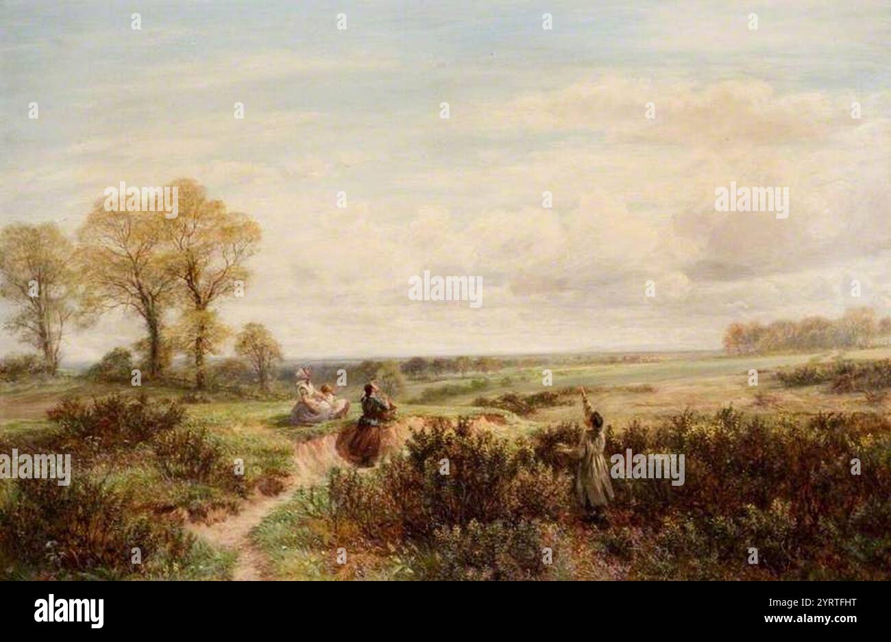 Charles Thomas Burt (1823-1902) - The Skylark Stock Photo - Alamy