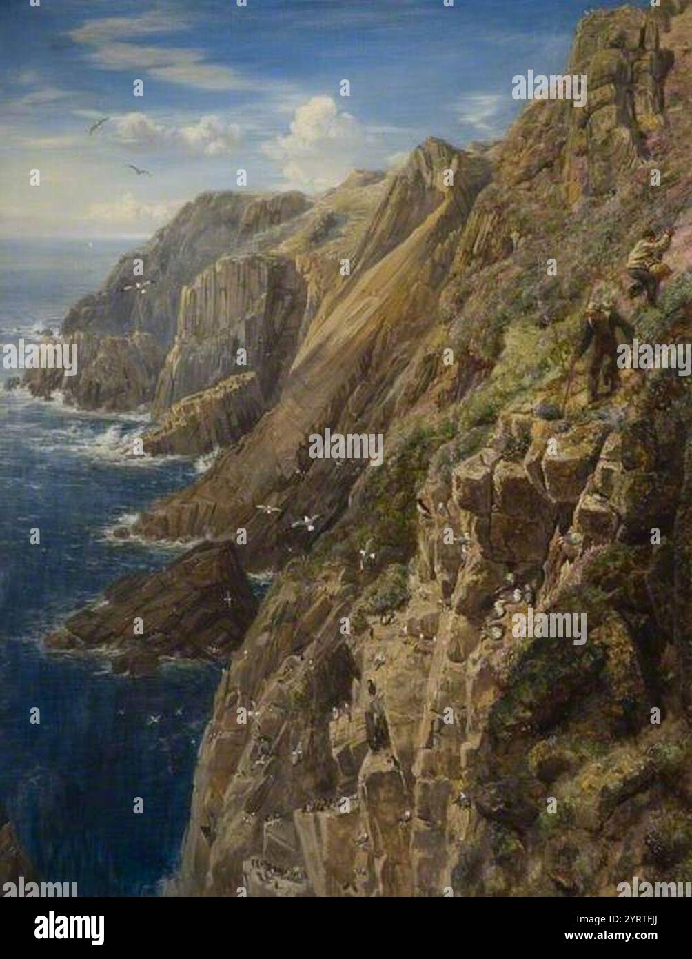 Charles Thomas Burt (1823-1902) - Lundy Island, Devon Stock Photo - Alamy