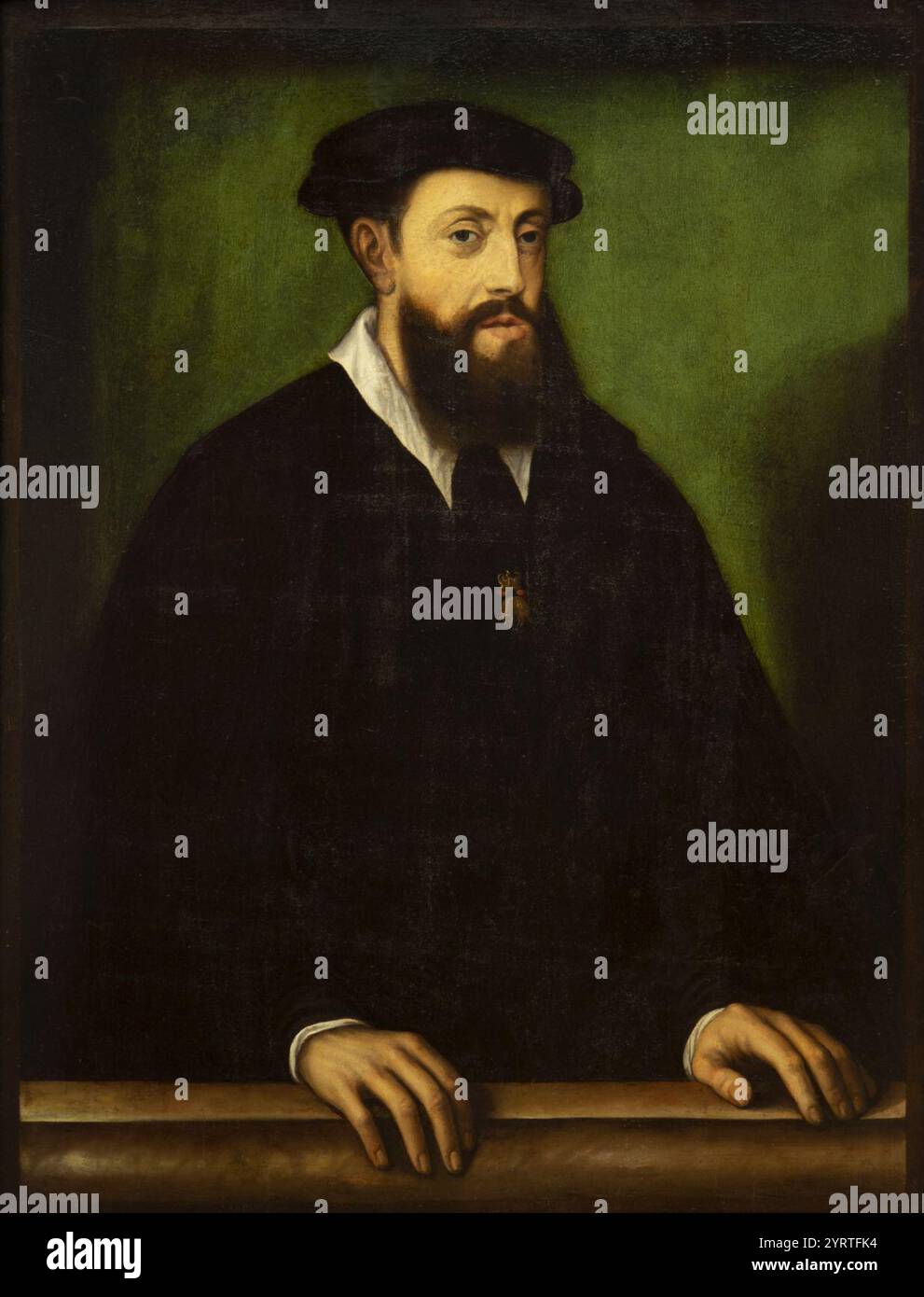 Charles V, Holy Roman Emperor (by Circle of Antonis Mor, c. 1550 Stock ...