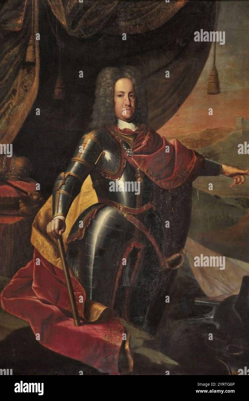 Charles VI, Holy Roman Emperor - Rittersaal, Schloss Weikersheim Stock ...