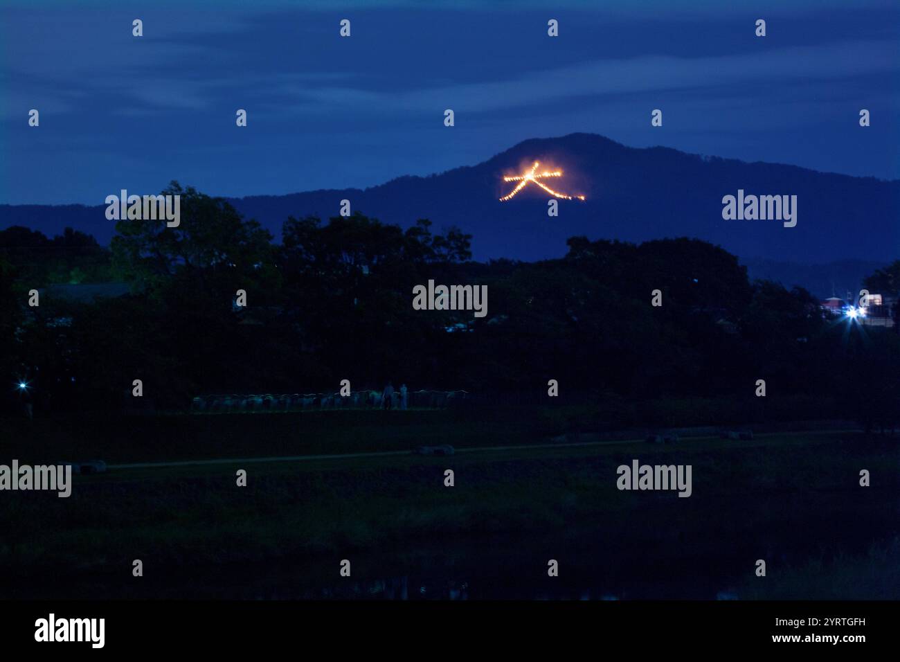 Gozan no Okuribi Stock Photo - Alamy