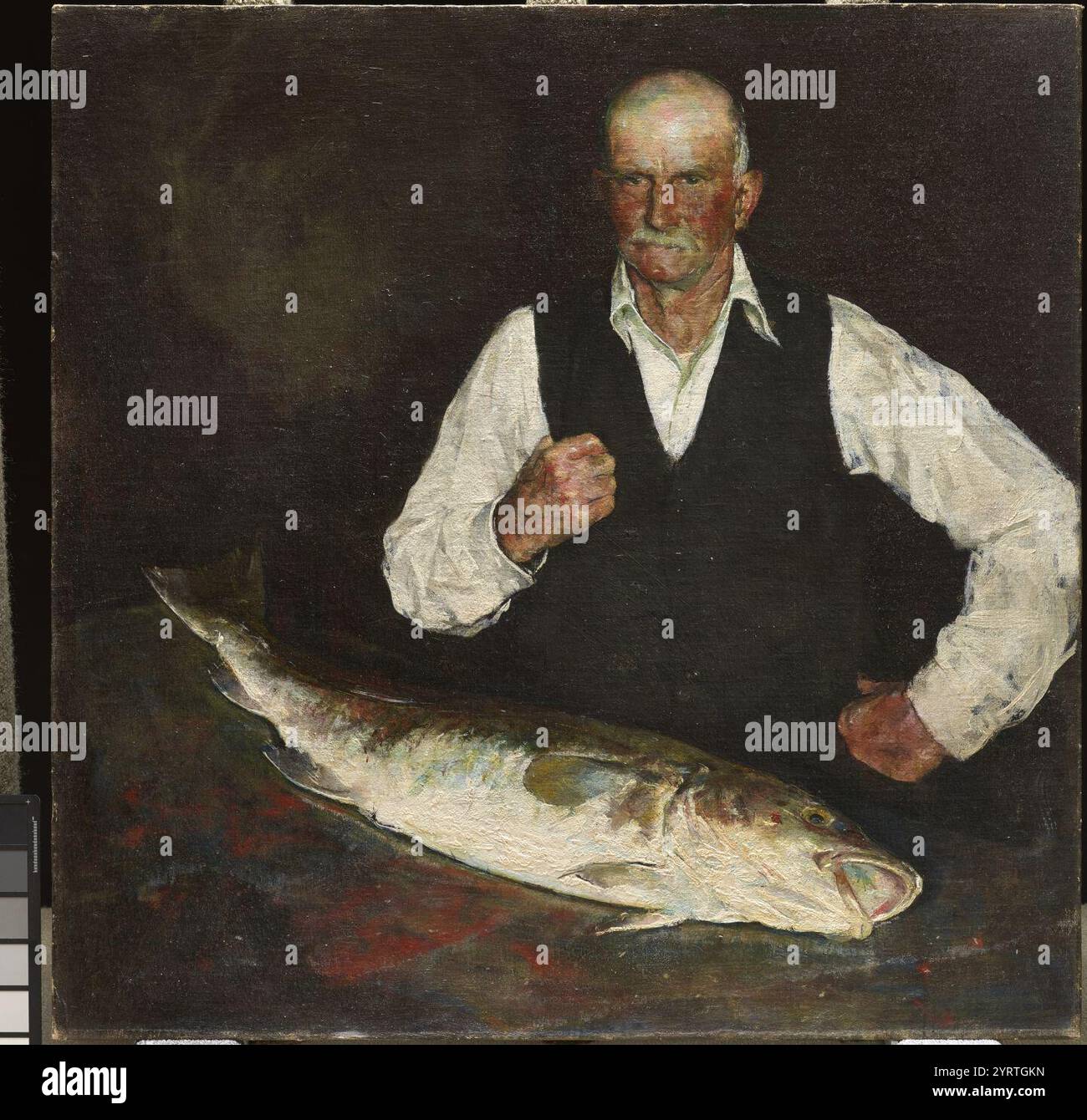 Charles Webster Hawthorne - The Fish and the Man Stock Photo - Alamy