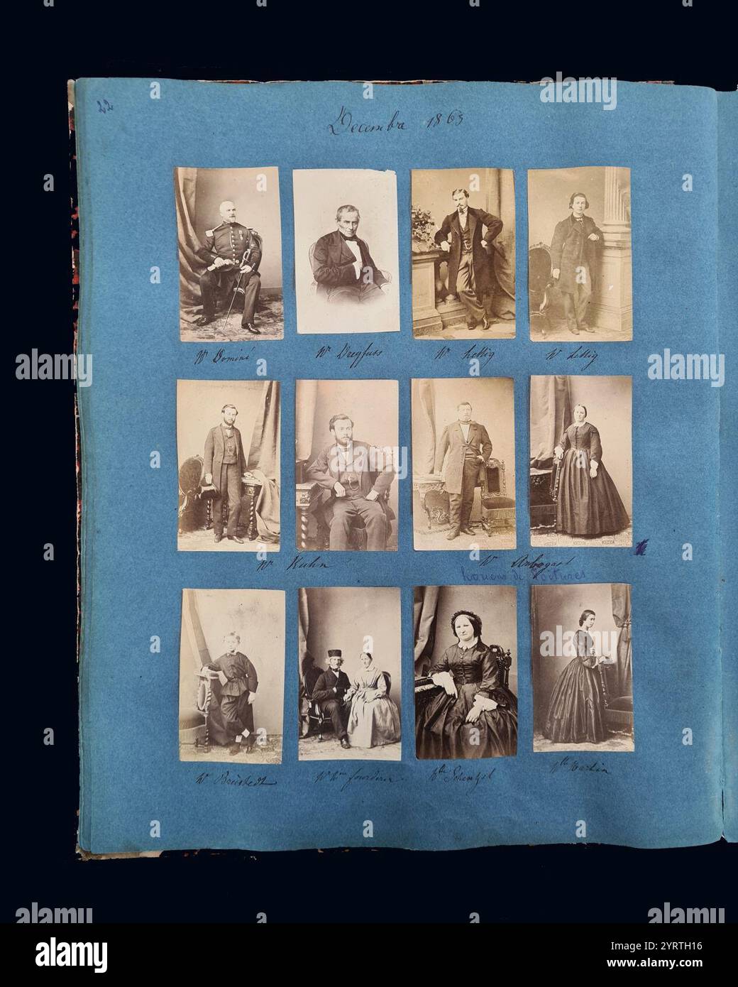 Charles Winter-Portraits décembre 1863-Pl. 22 Stock Photo - Alamy