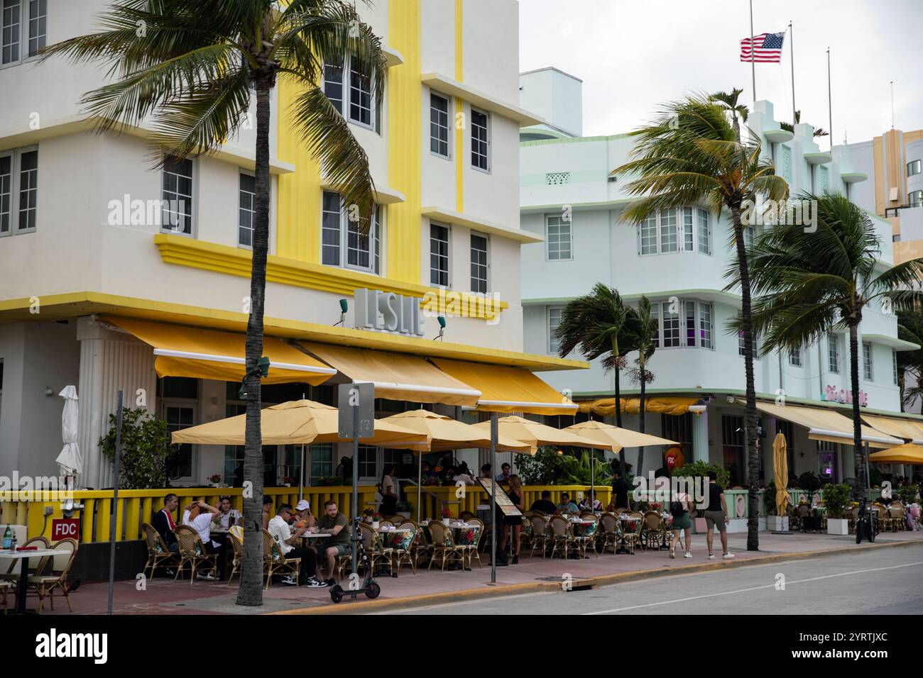 Art decor miami ocean drive hi-res stock photography and images - Alamy