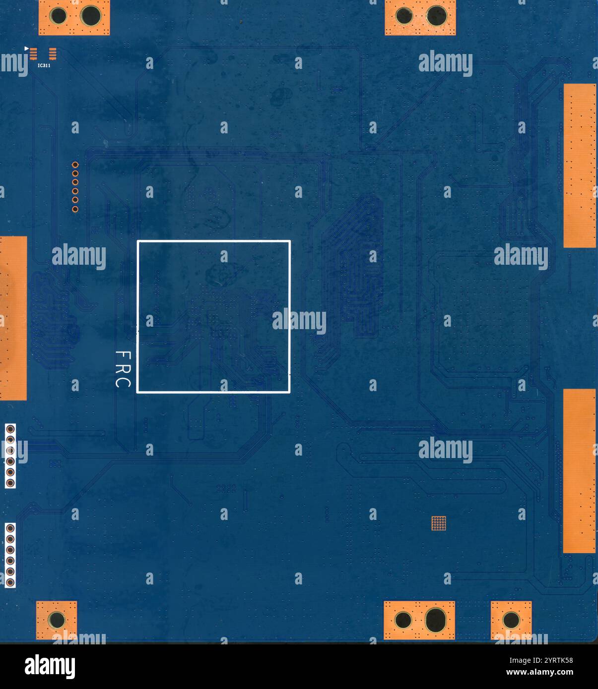 Circuit board close up. Technology background. High tech electronic circuit board background ...
