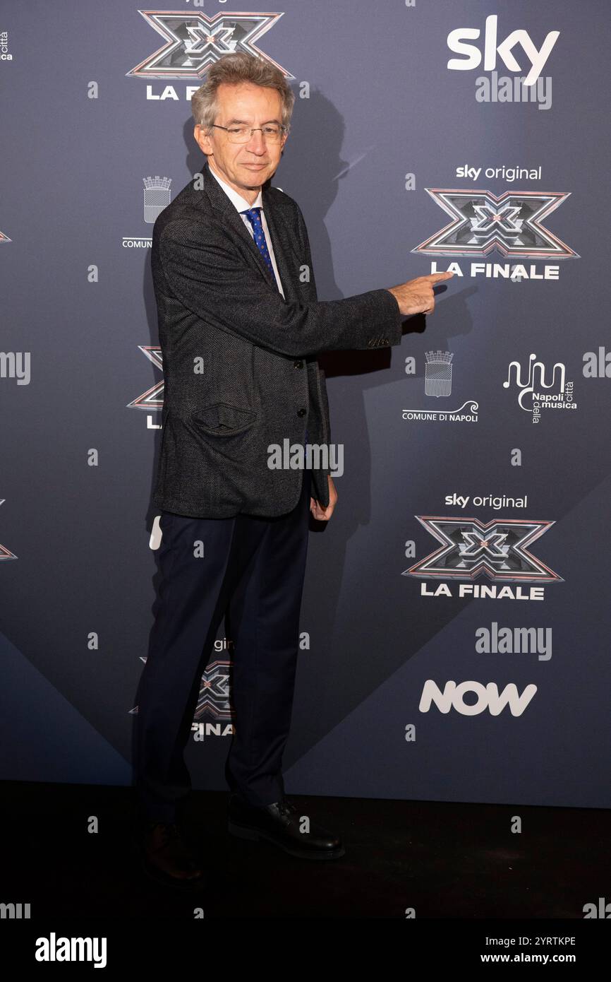 Naples, Italy. 04th Dec, 2024. Mayor of Naples Gaetano Manfredi attends ...