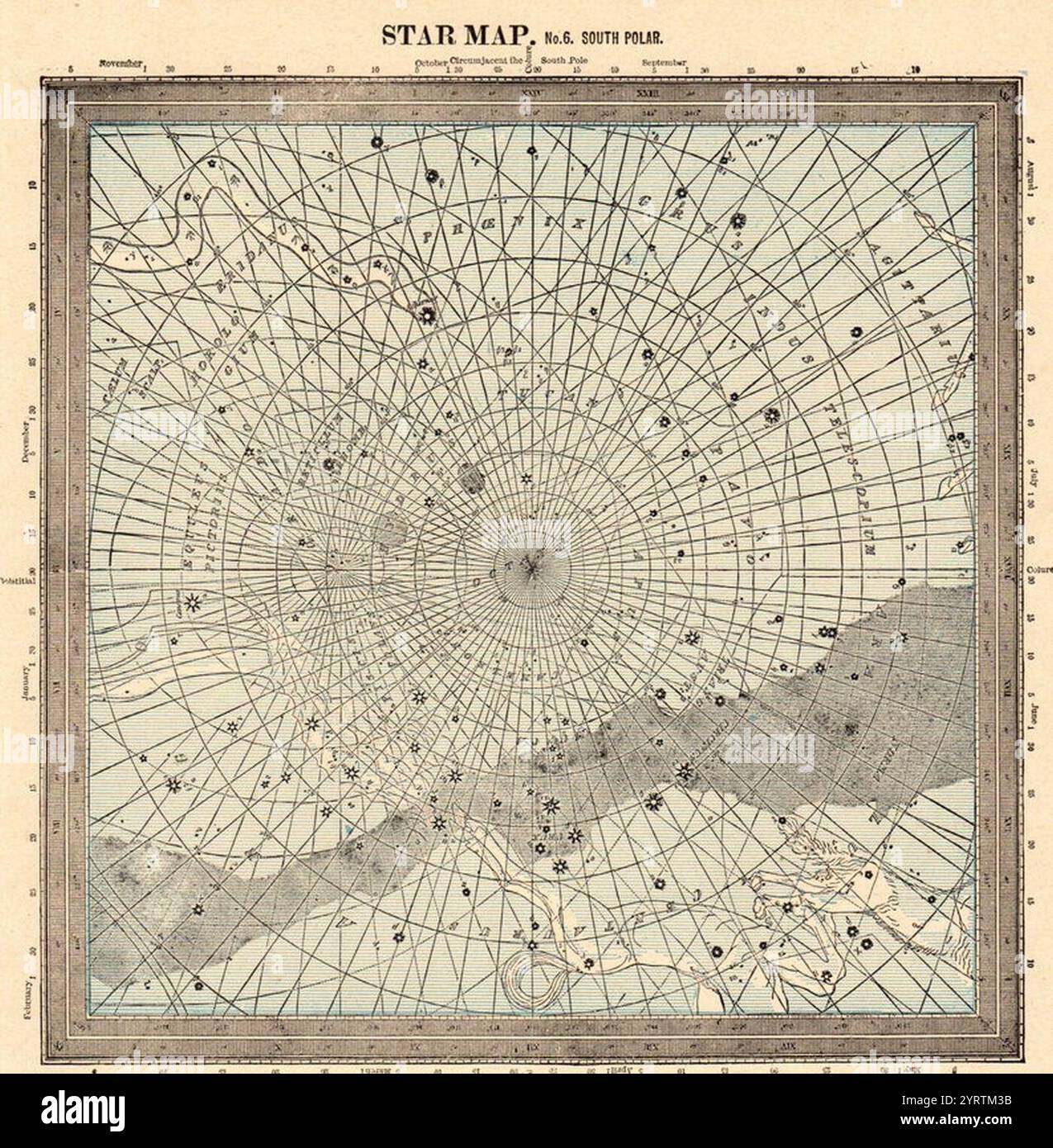 Pole star map hi-res stock photography and images - Alamy