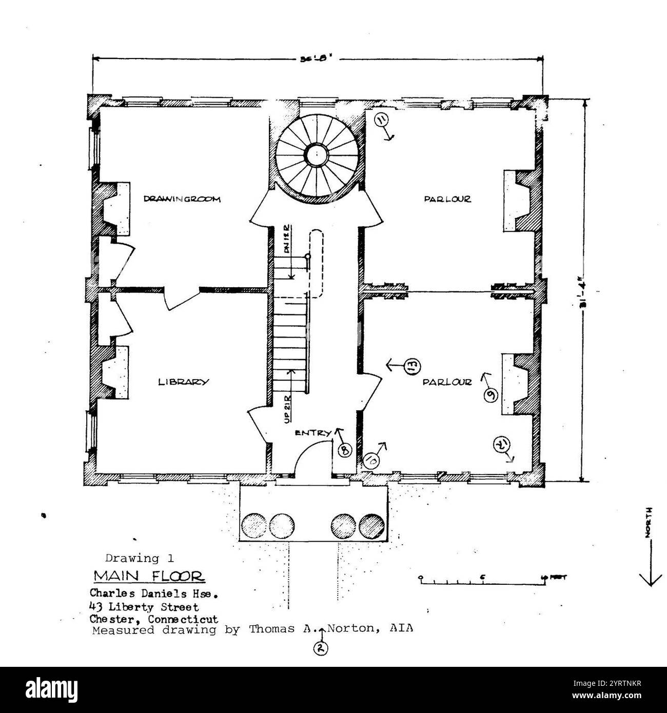 Historical house plans Cut Out Stock Images & Pictures - Alamy