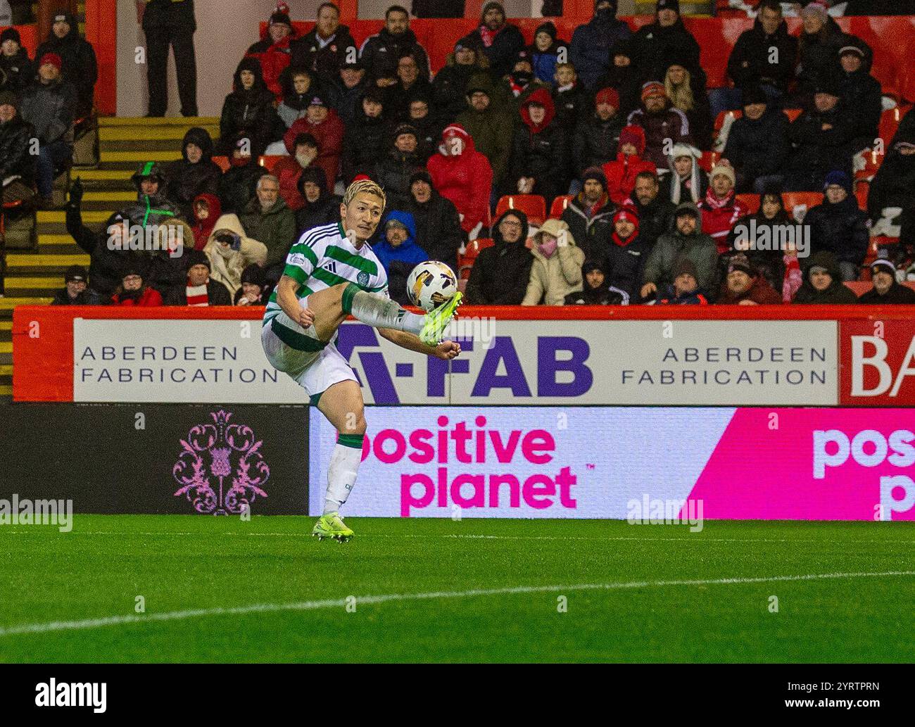 4th December 2024; Pittodrie Stadium, Aberdeen, Scotland; Scottish Premiership Football ...