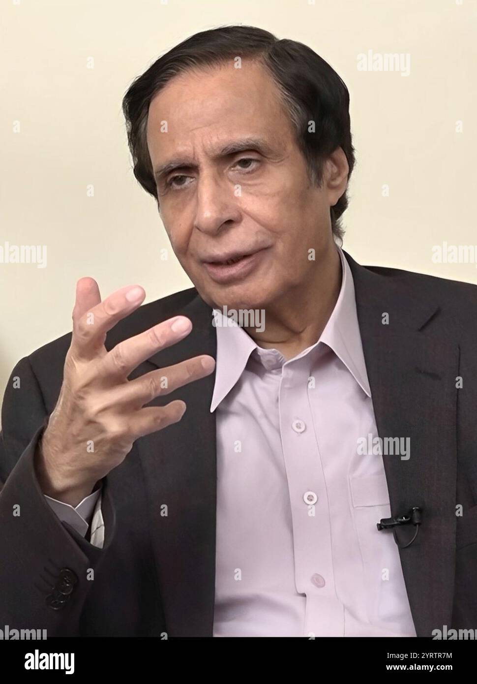 Chaudhry Pervaiz Elahi Portrait 1 Stock Photo - Alamy
