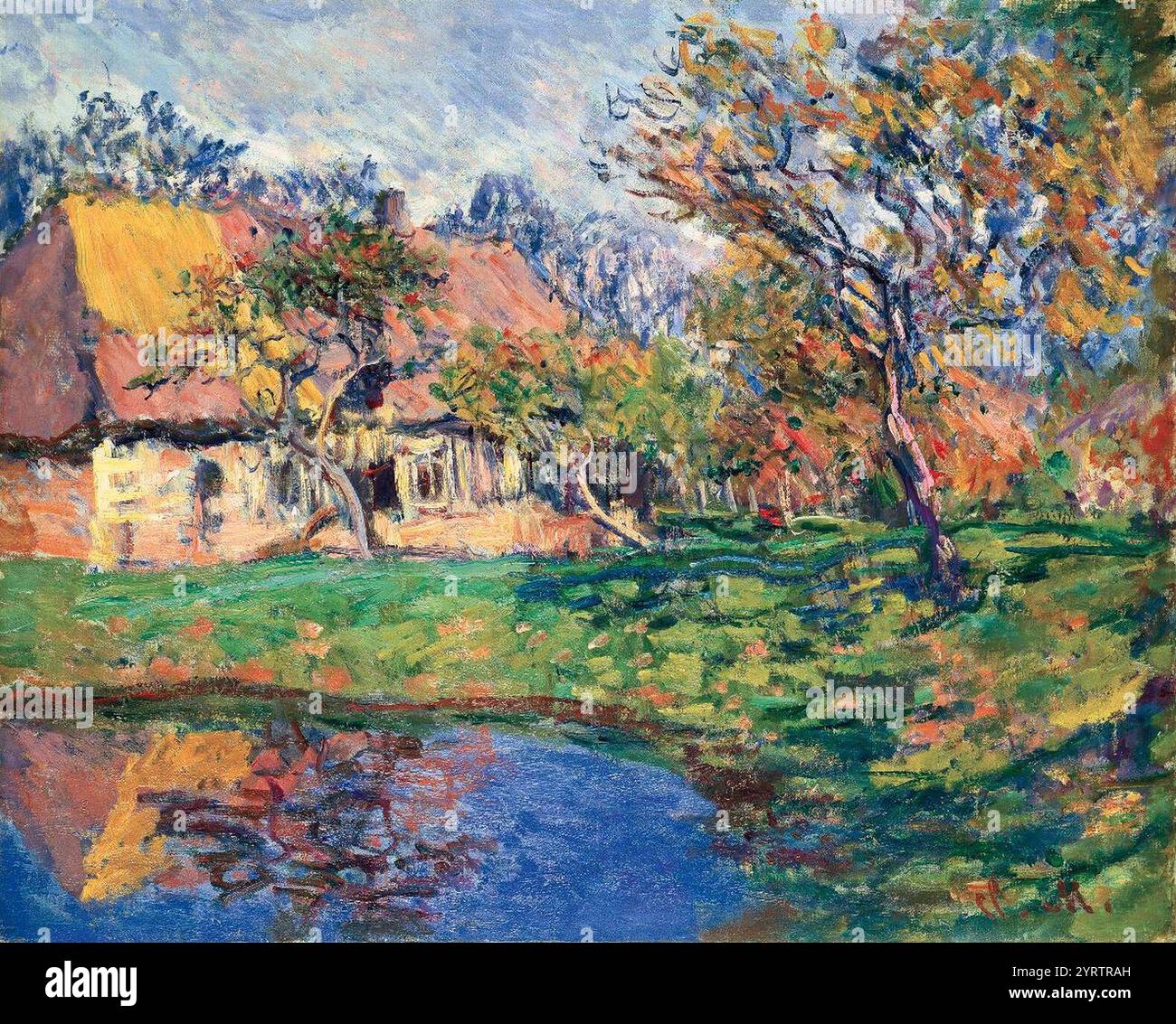 Chaumière normande (1885) de Claude Monet (W 1023) - Kunsthaus Zurich Stock Photo - Alamy