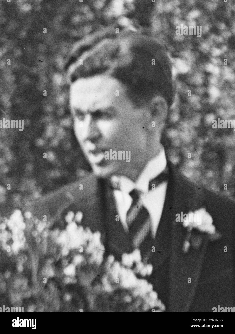 Chauncey Lockhart Waddell on his wedding day Stock Photo - Alamy