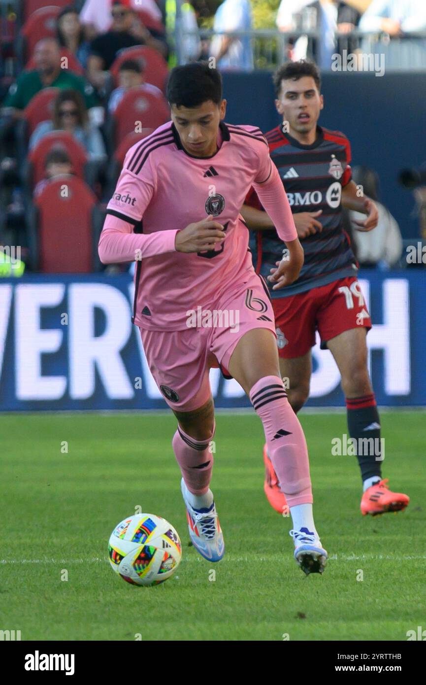 Toronto, ON, Canada - October 5, 2024: Aimé Mabika #6 defender of the ...