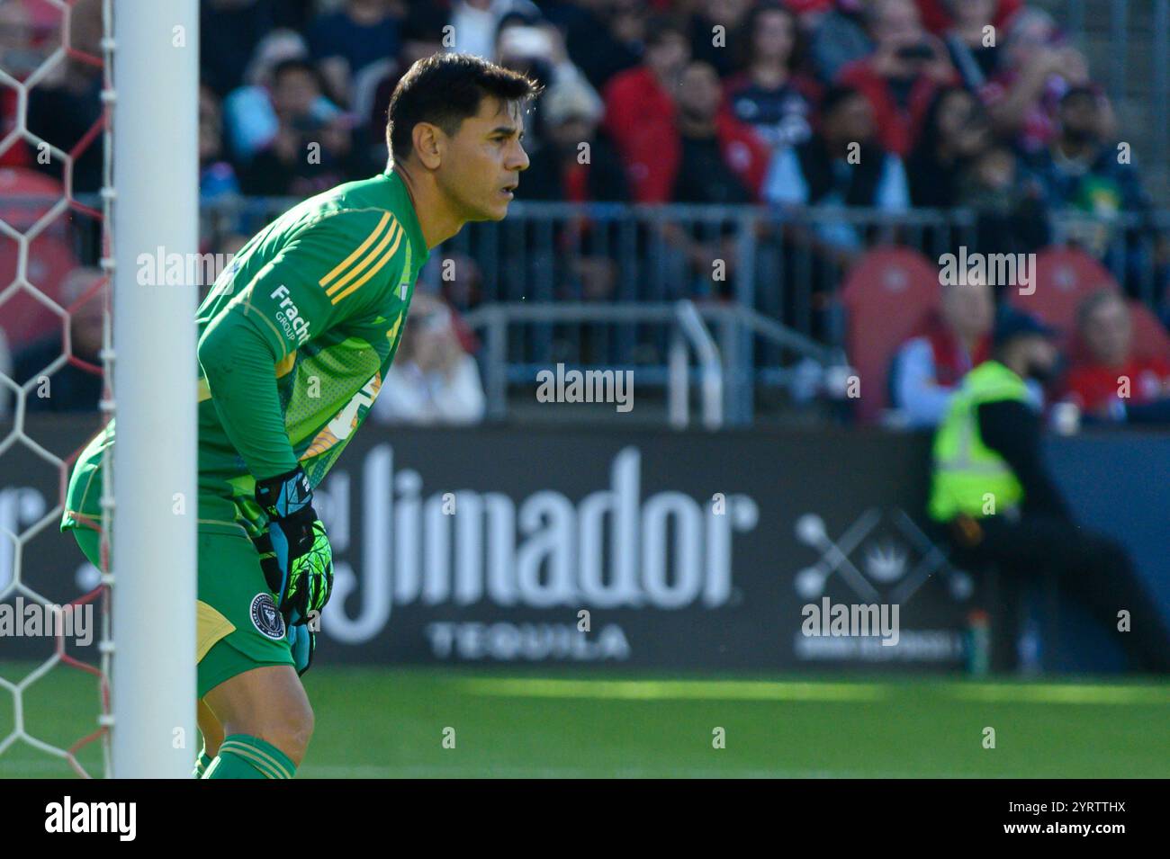Toronto, ON, Canada - October 5, 2024: Oscar Ustari #19 goalkeeper of ...