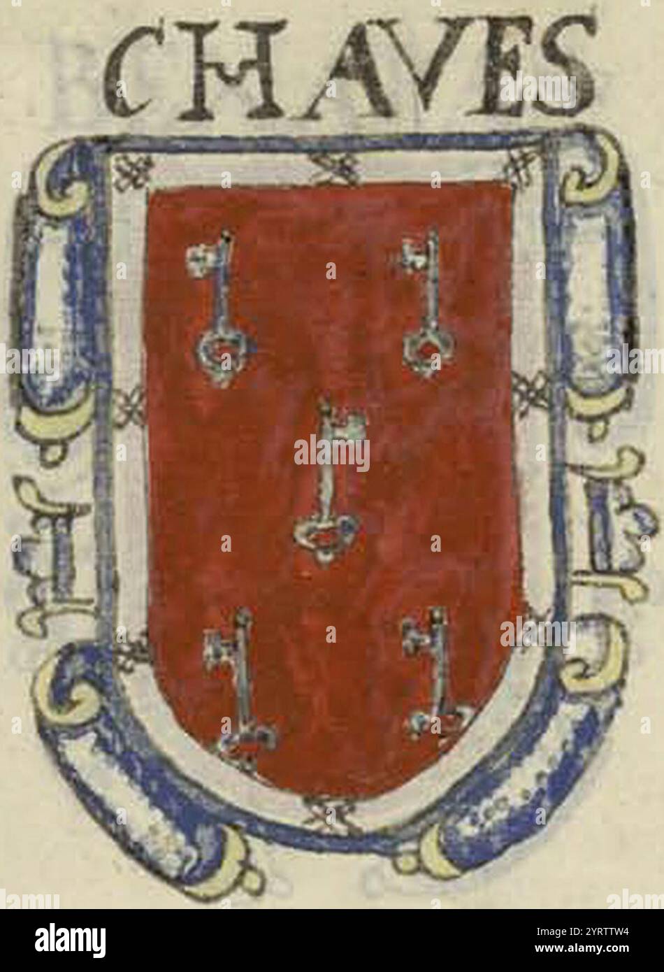 Chávez coat of arms Stock Photo - Alamy