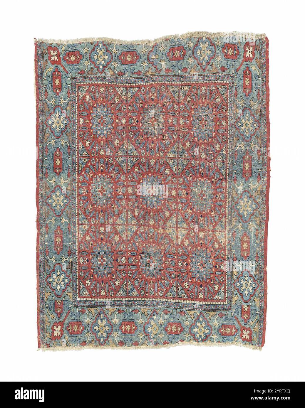 Chequerboard rug probably Damascus Syria 16th century Stock Photo - Alamy