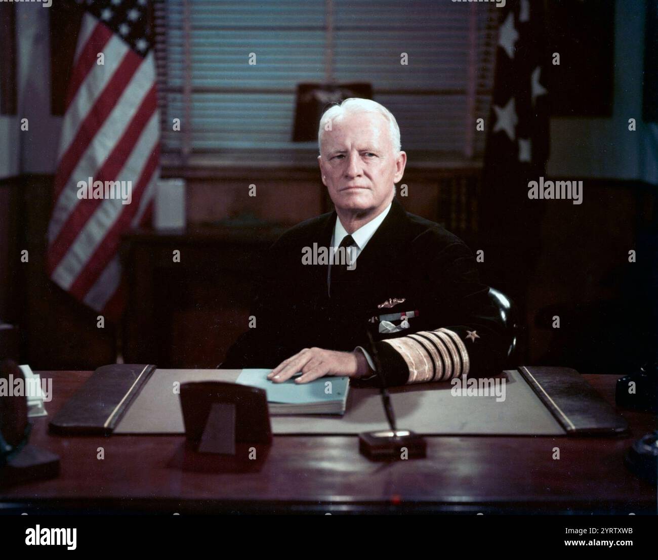 Chester Nimitz as CNO Stock Photo - Alamy