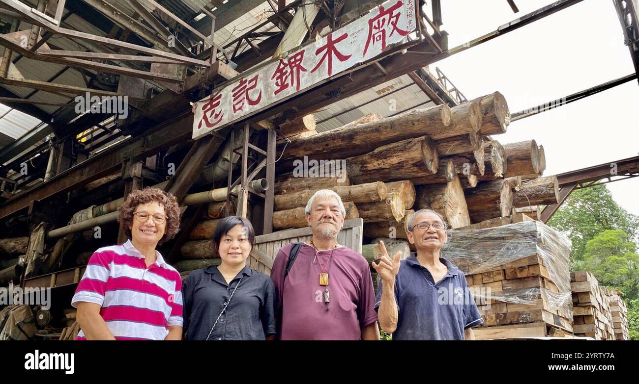 Chi Kee Sawmill & Timber family members pic 202207 Stock Photo - Alamy