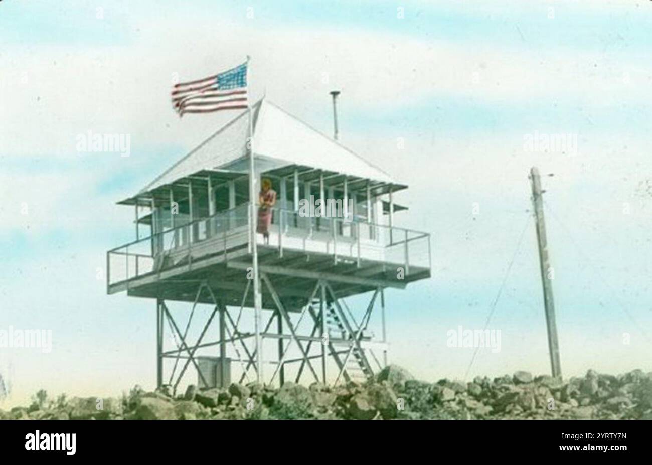 Chews Ridge Lookout 1939 Stock Photo - Alamy
