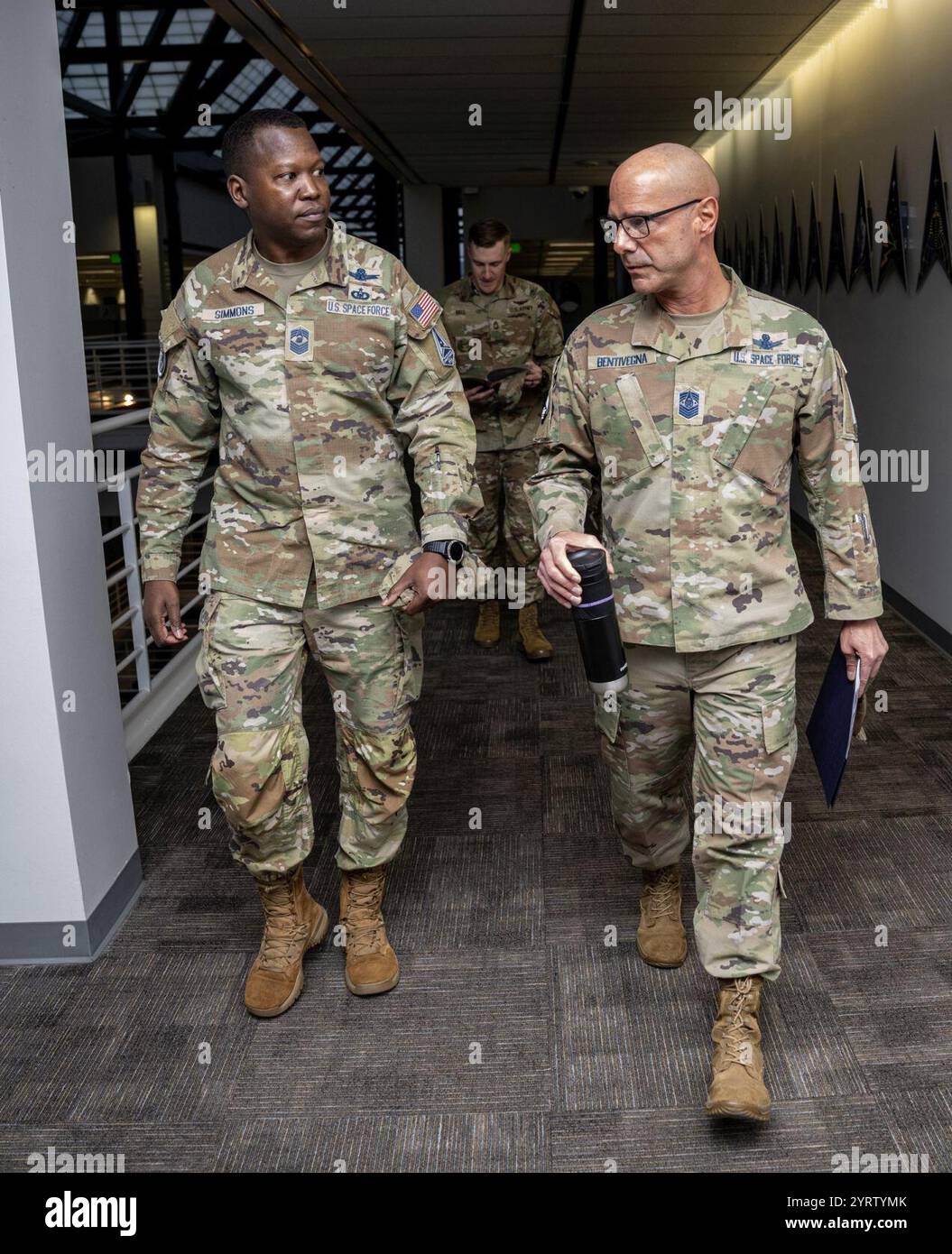 Chief Master Sergeant of the Space Force visits USSPACECOM (8199282 Stock Photo - Alamy