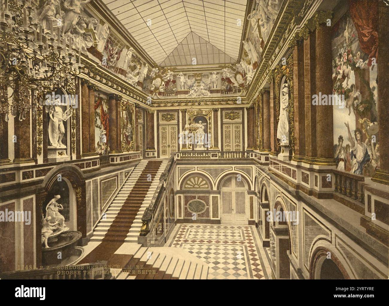 Chiemsee-Herreninsel-Neues Schloss Herrenchiemsee-ZI-0513-02-12-217479 ...