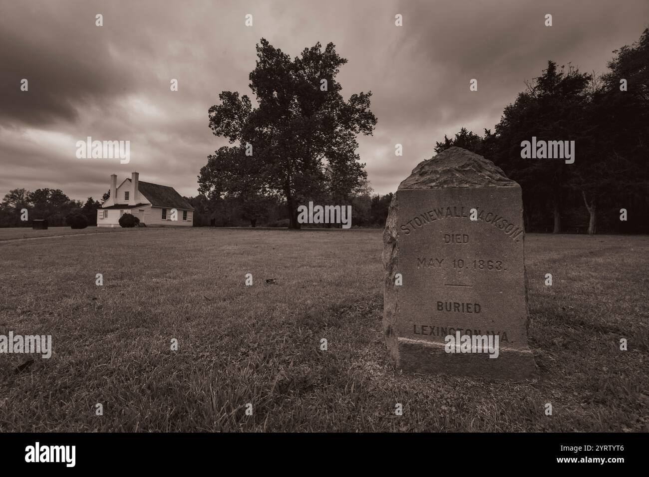10/24/22 LEXINGTON, VA., USA - Stonewall Jackson, Civil War Confederate ...