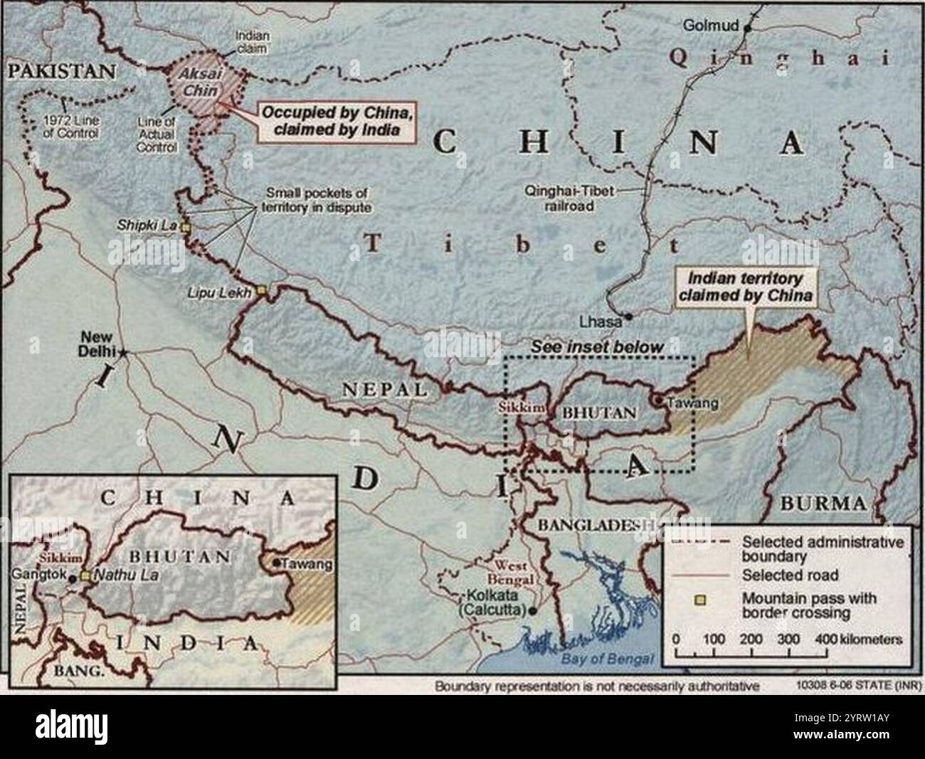 Cia map of india hi-res stock photography and images - Alamy