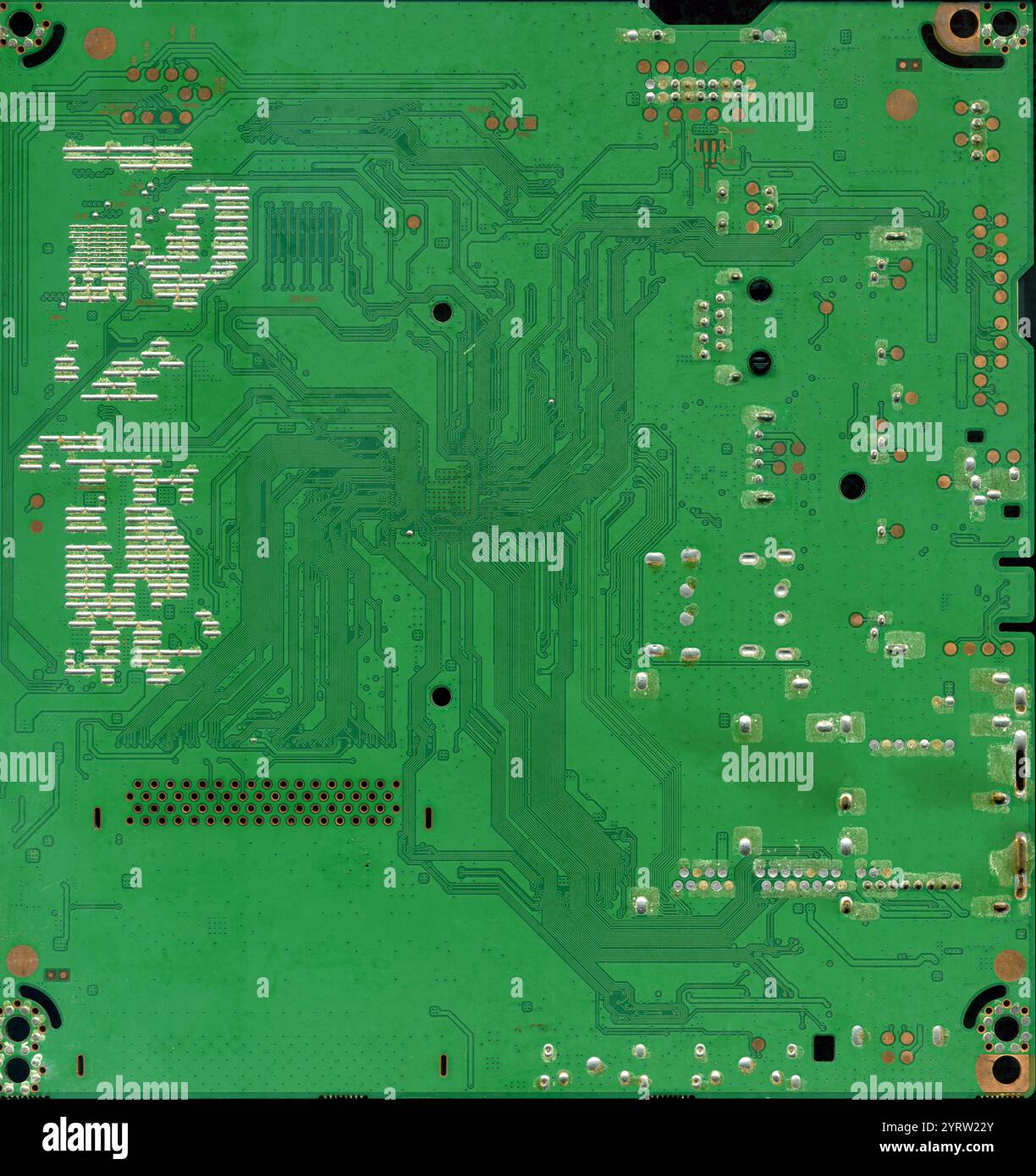 Technology background. High tech electronic circuit board background ...