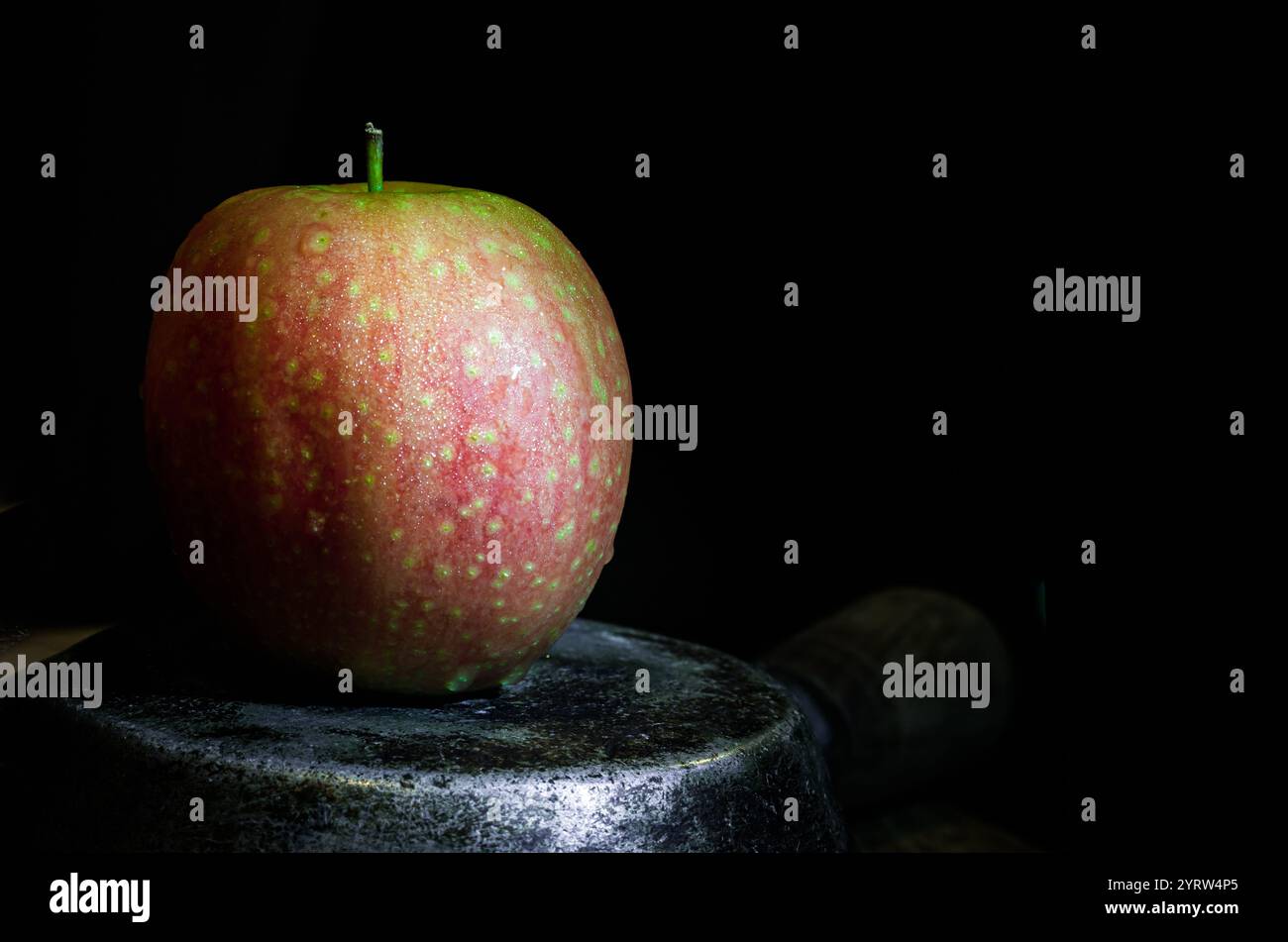 Bangkok, Thailand - 24 Oct, 2024 - A fresh kissabel apple fruit ...