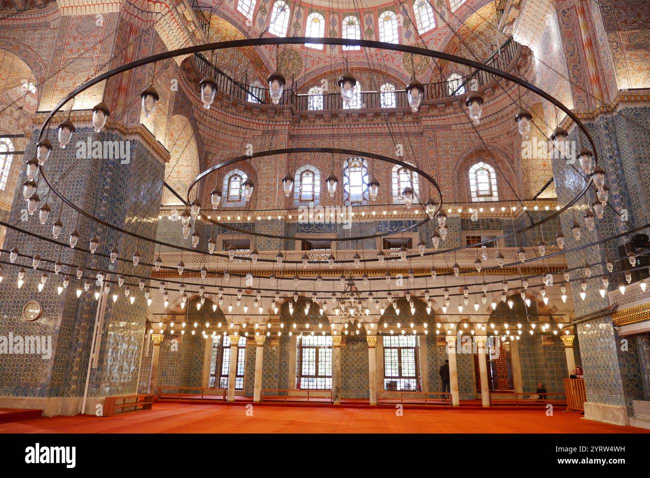turkey Istanbul 16 november 2024 The Grand Mosques stunning interior ...