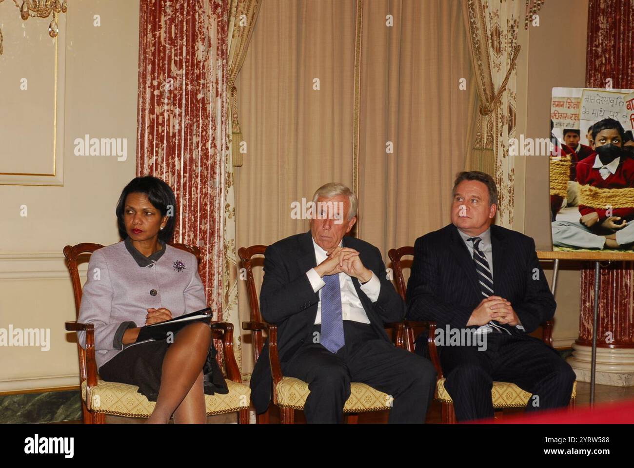 Chris Smith, Frank Wolf, and Condoleezza Rice Stock Photo - Alamy