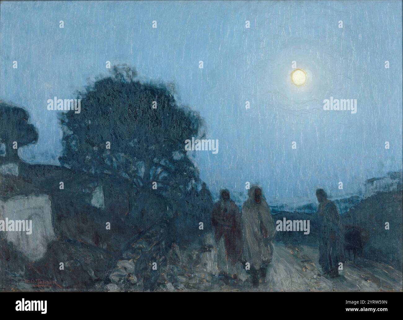 Christ and His Disciples on the Road to Bethany, Henry Ossawa Tanner ...