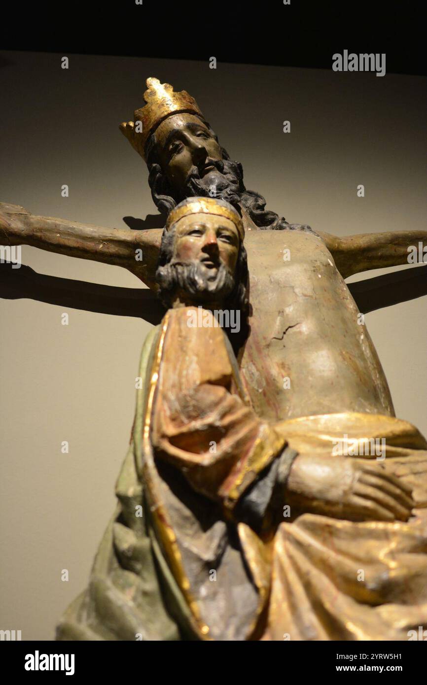 Christ Crucified and Joseph of Arimathea Stock Photo - Alamy