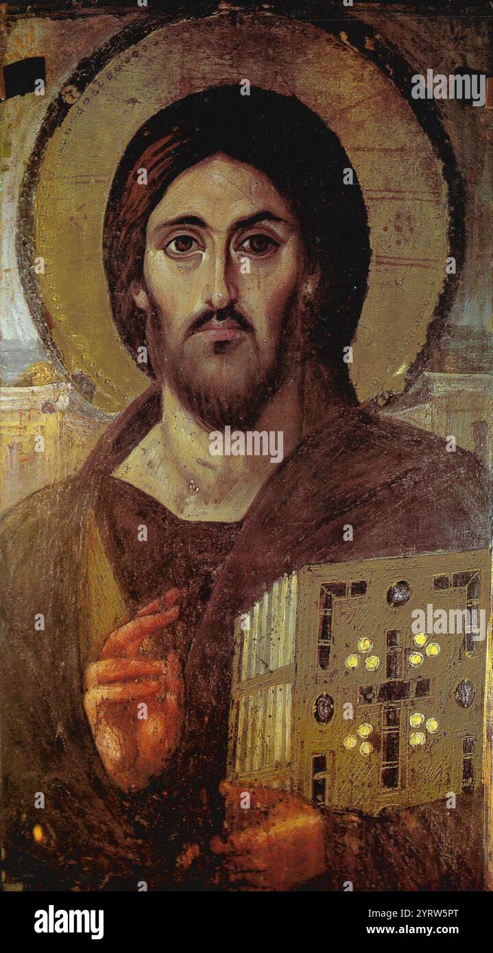 CHRIST PANTOCRATOR-SINAI(6th Century Stock Photo - Alamy