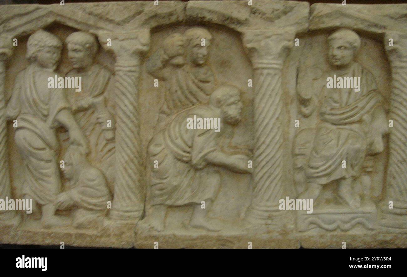 Christ Performing Miracles, Healing Scenes Stock Photo - Alamy