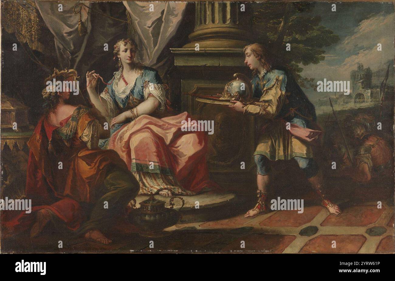 Christen Brun - Christ and the penitant Woman. Copy after Rubens Stock ...