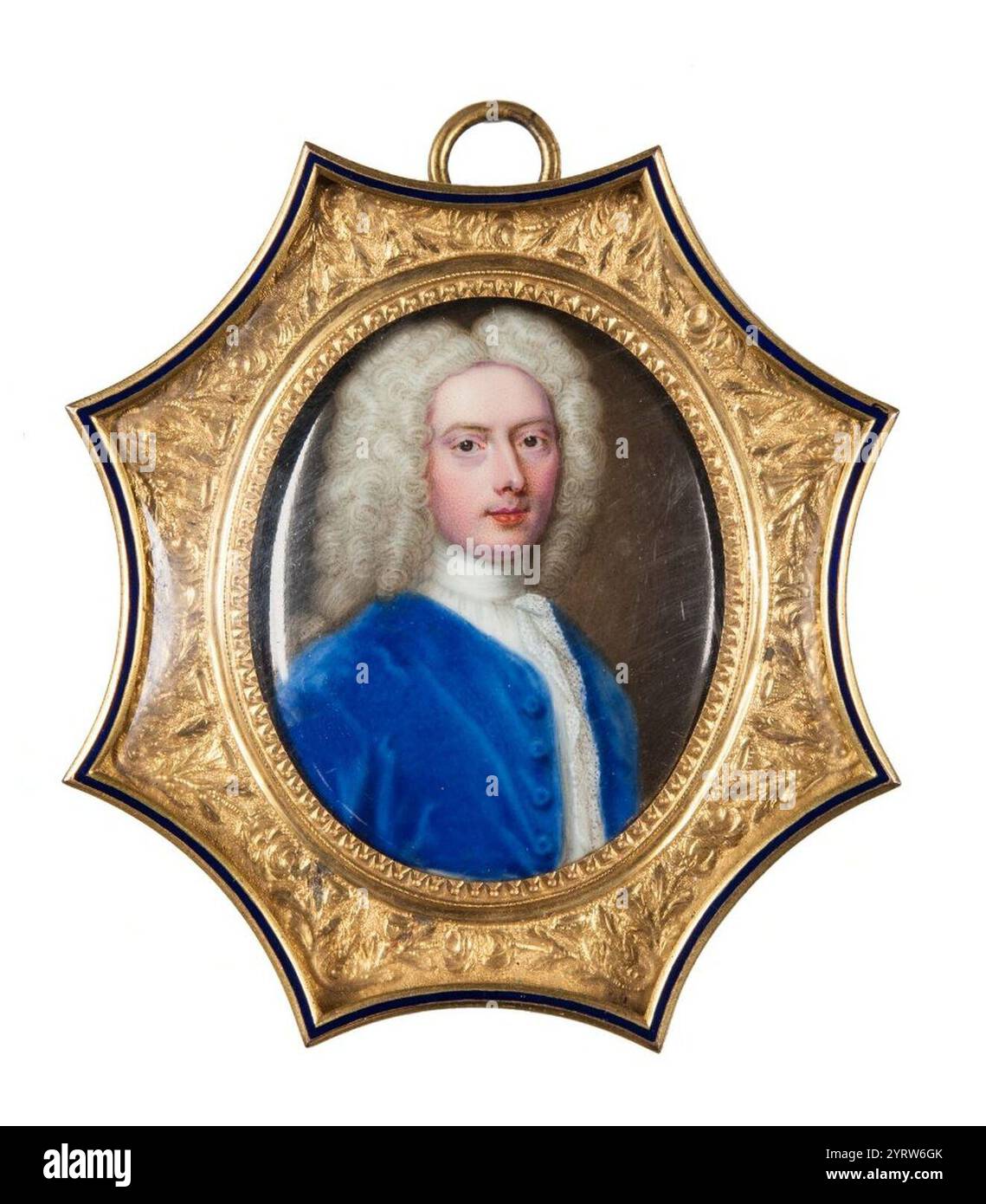 Christian Friedrich Zincke - Unknown man, called Francis Dayrell, lord ...