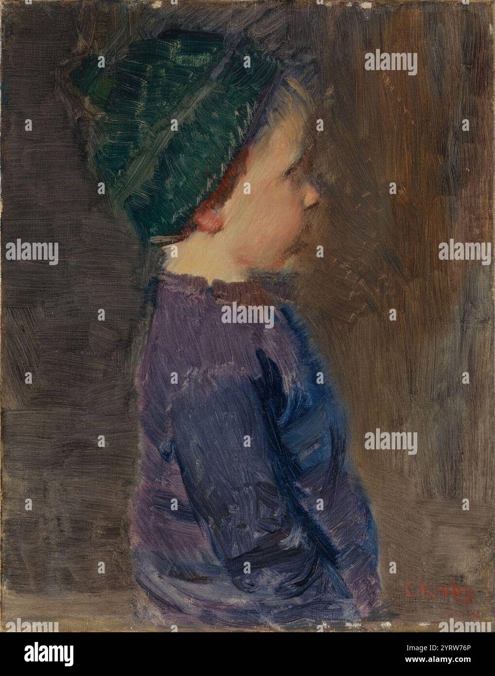 Christian Krohg - A little Boy - Liten gutt Stock Photo - Alamy