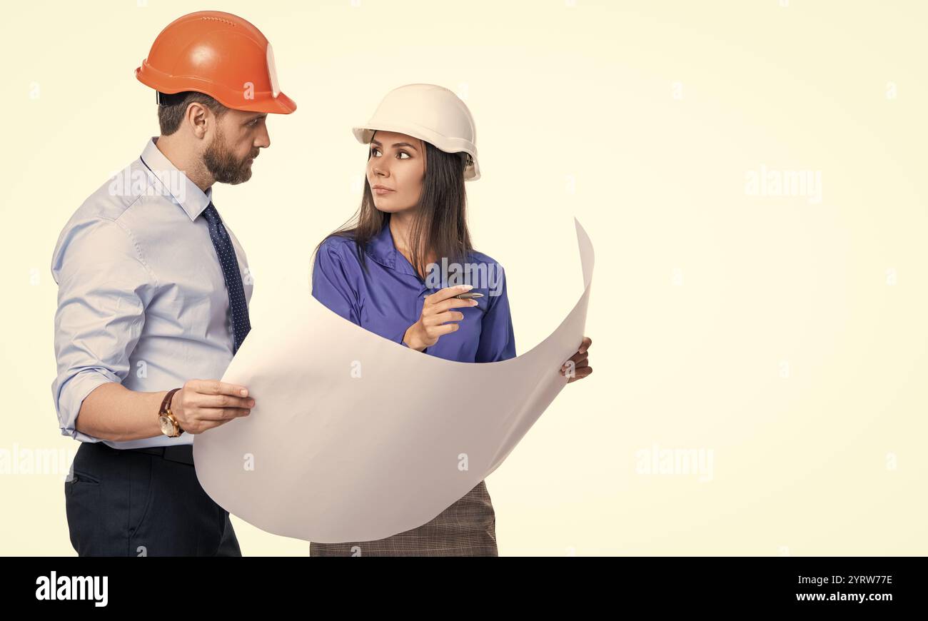 Supervisor colleagues. Engineer manager with assistant conduct ...