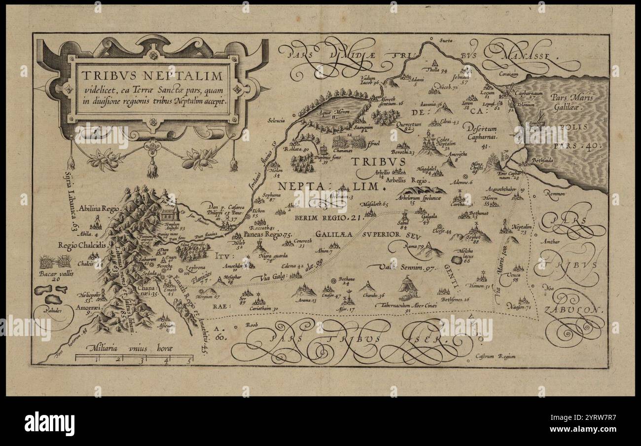 Christian van Adrichem, Tribus Neptalim videlicet Stock Photo - Alamy