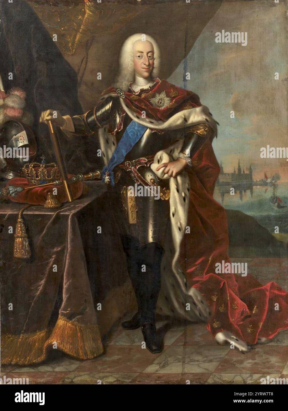 Christian VI, King of Denmark Stock Photo - Alamy