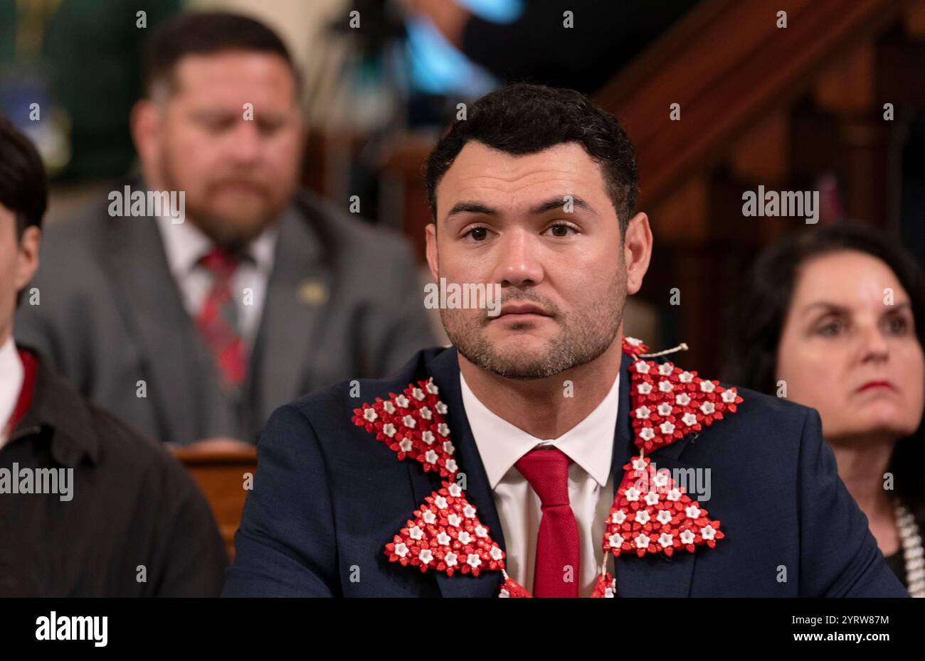 In honor of his Polynesian heritage, Freshman Assembly member David ...