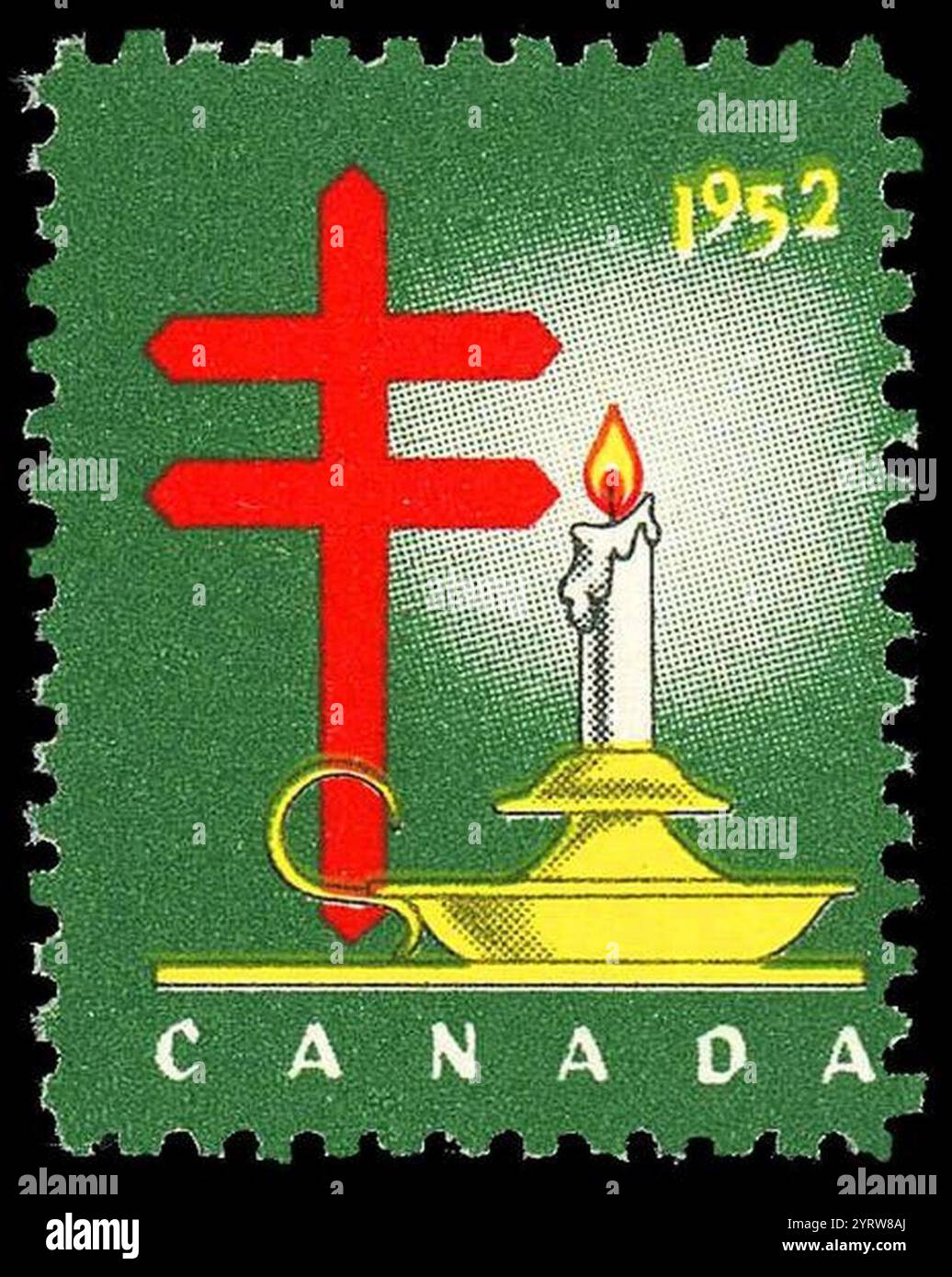 Christmas Seal, Canada, 1952 Stock Photo - Alamy