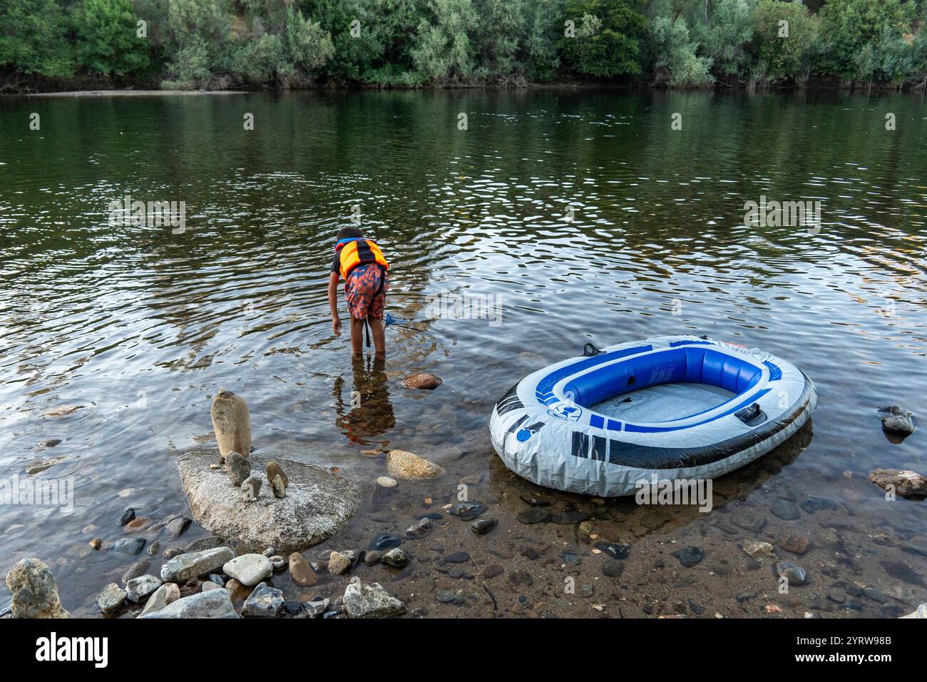 Personal watercraft inflatable boat hi-res stock photography and images ...