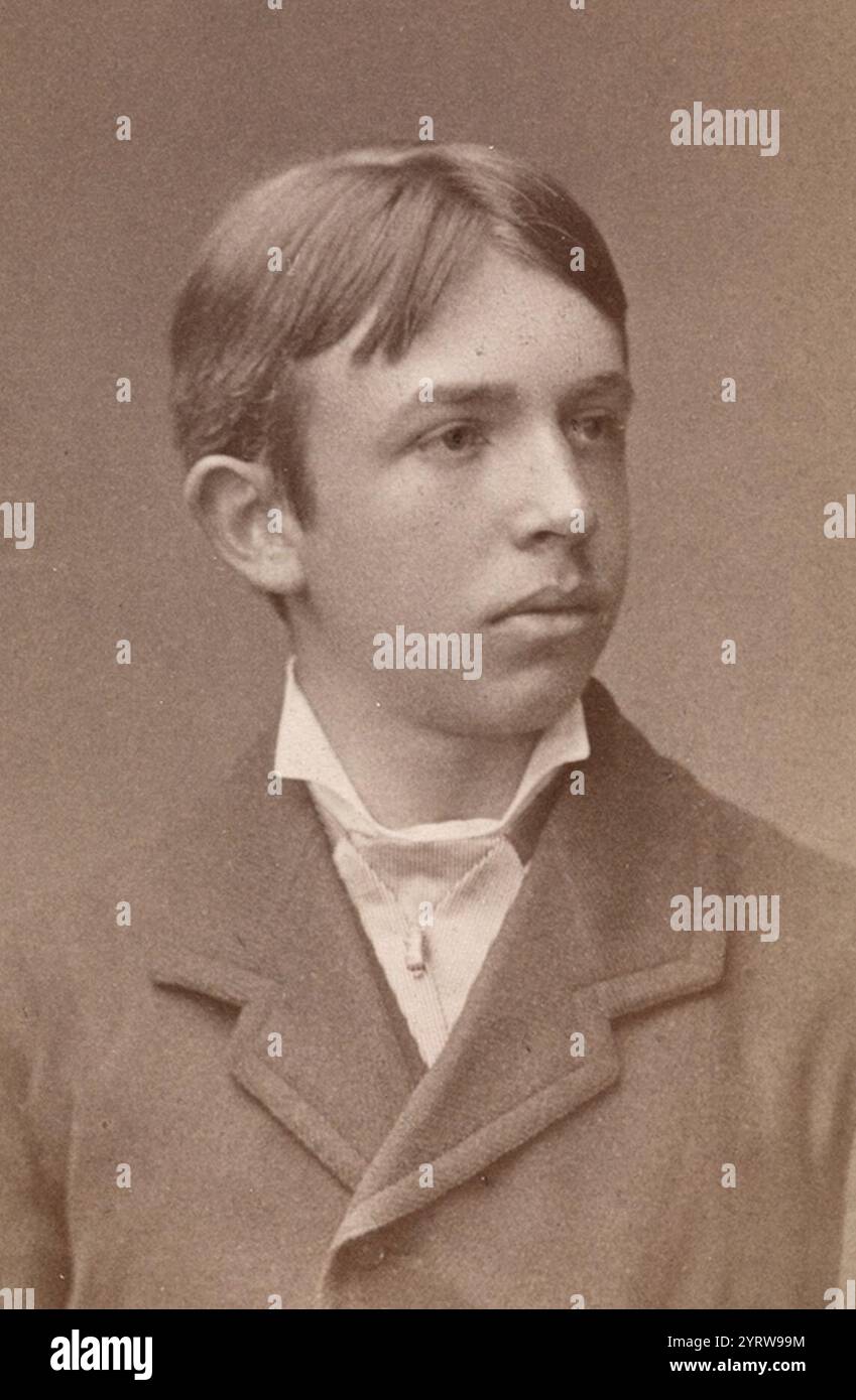 Christopher Tostrup Paus, 1880 (cropped Stock Photo - Alamy