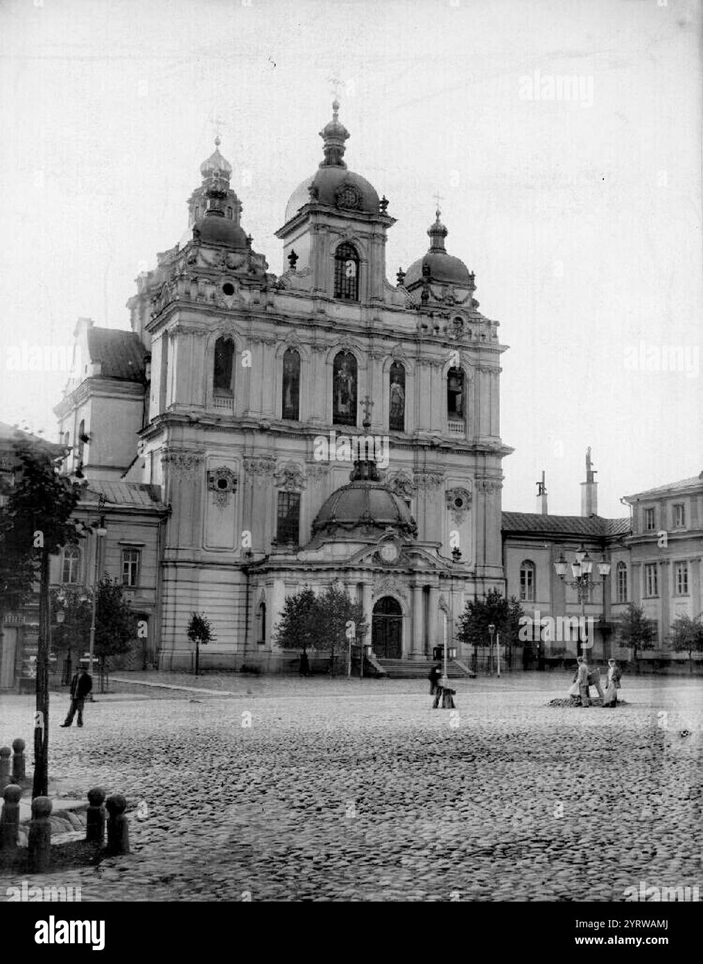 Church of St Kazimieras. Vilnius Stock Photo - Alamy
