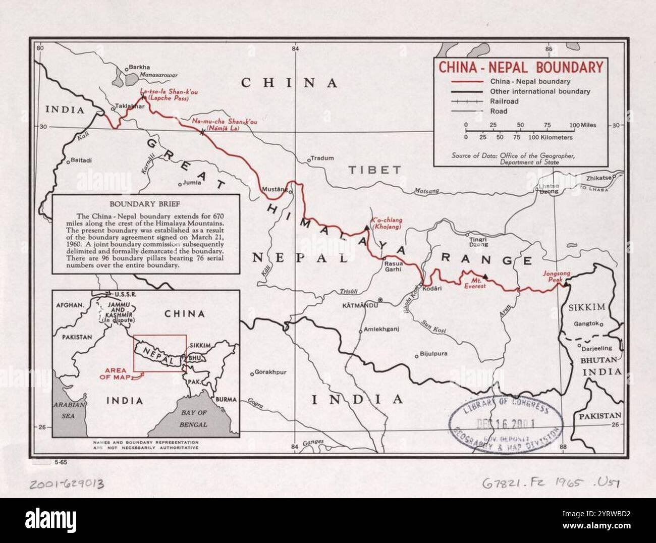 Historical nepal map hi-res stock photography and images - Alamy